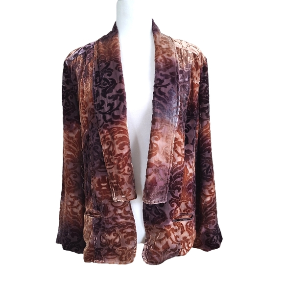 Sundance | Jackets & Coats | Sundance Catalog Brown And Purple Bohemian ...